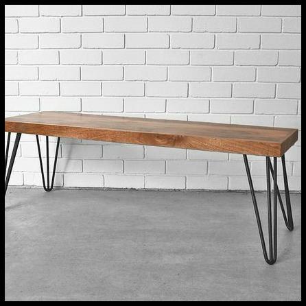 Jual Bench Industrial - Solid Wood & Metal Bench | Shopee Indonesia