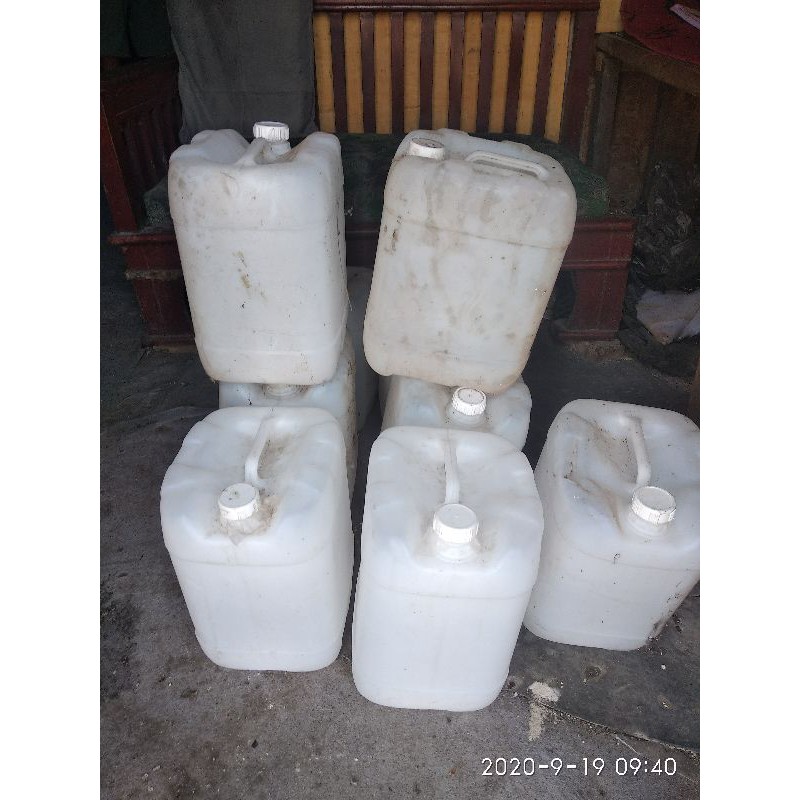 Jual Jerigen plastik MURAH 10L untuk Wadah Minyak| Jerigen Bekas ...