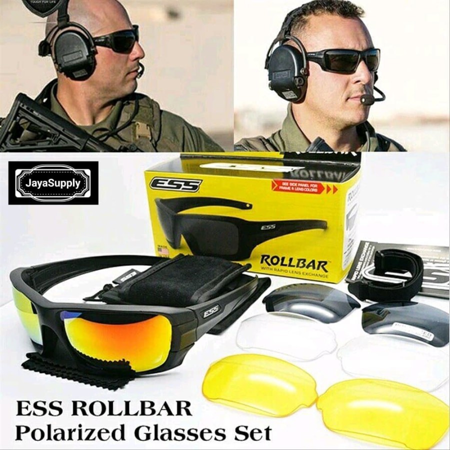 Jual Kacamata ESS Rollbar Google 4 Lensa Crossbow Oakley Quantum Magnum ...