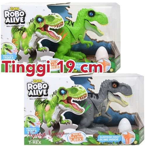 Jual Zuru Robo Dinosaurus Hidup T-Rex Berjalan Roaring Robot TEMURAH ...