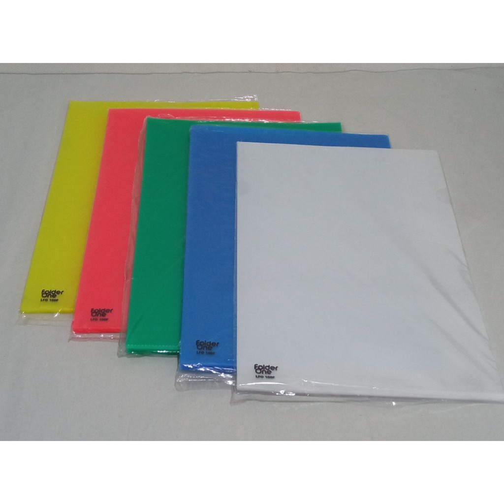 Jual Map L / Map Bening Folder One Folio / F4 Warna [ 1 LUSIN ] - Bening | Shopee Indonesia