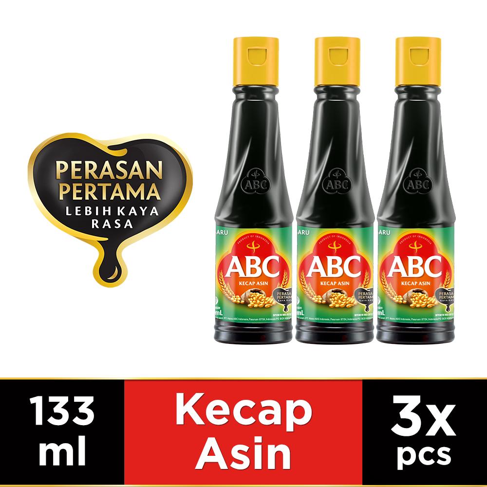 Jual ABC Kecap Asin 3 x 133 ml | Shopee Indonesia