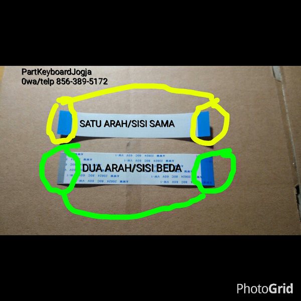 Jual Kabel fleksibel flexible flexibel 50 pin lebar 25mm satu arah 25cm ...