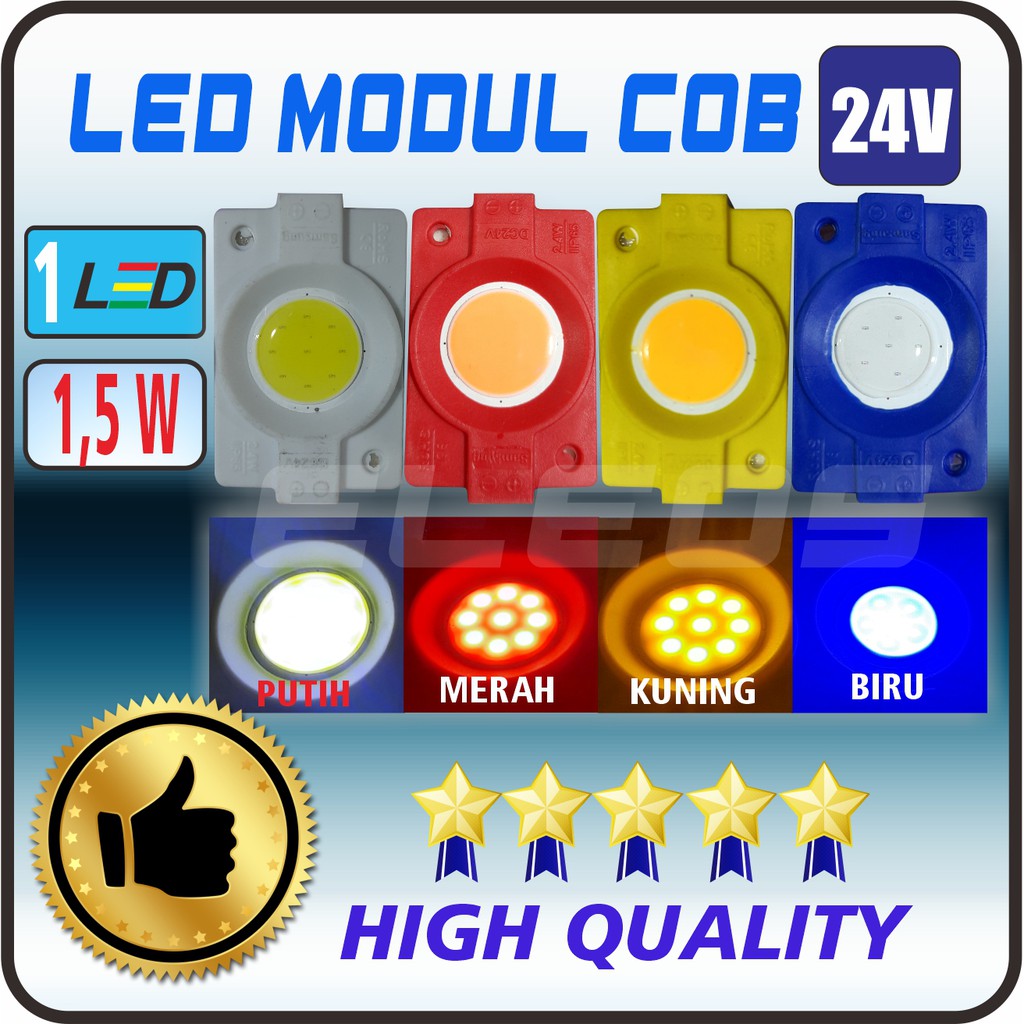 Jual LED MODUL 24V COB 1 MATA LED UNTUK TRUK DAN BUS | Shopee Indonesia