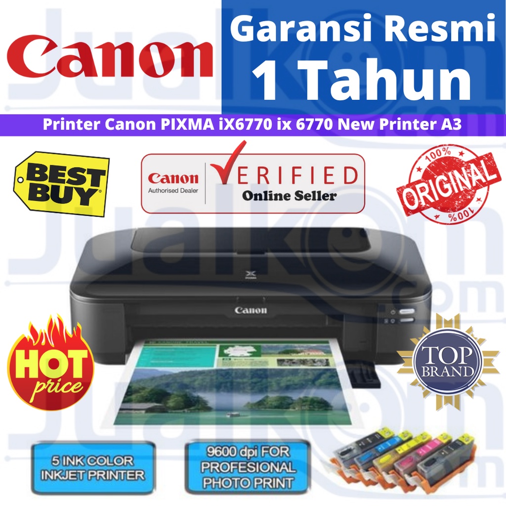 Jual Printer Canon PIXMA iX6770 ix 6770 New Printer A3 | Shopee Indonesia