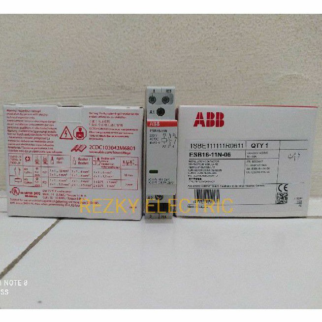 Jual ABB ESB16-11N-06 INSTALATION CONTACTOR ORIGINAL | Shopee Indonesia