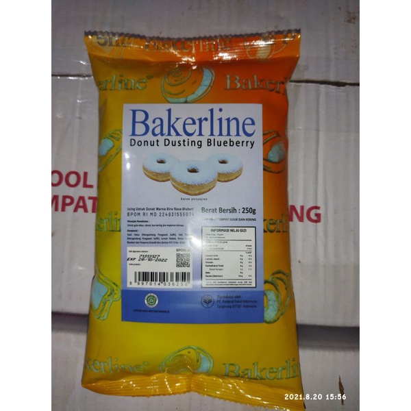 Jual Gula Donat Warna Bakerline - Elmer Dusting Donat 250 Gram | Shopee ...