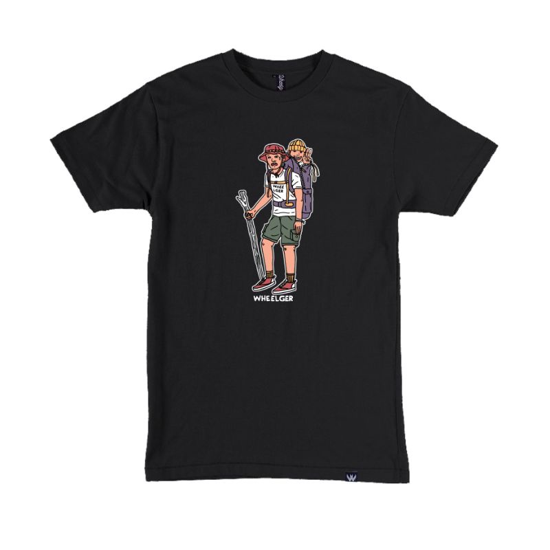 Jual Wheelger Porter Tshirt - (KAOS GUNUNG) | Shopee Indonesia