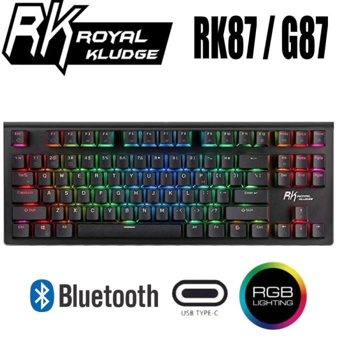 Jual Royal Kludge Rk87 / G87 Tkl Rgb Wireless Mechanical Keyboard ...