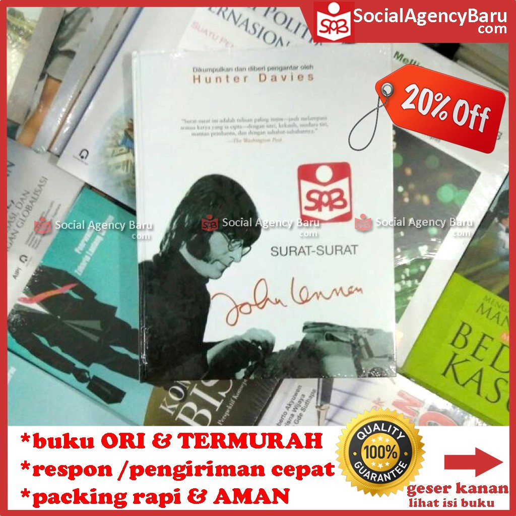 Jual Surat-surat John Lennon - Hunter Davies | Shopee Indonesia