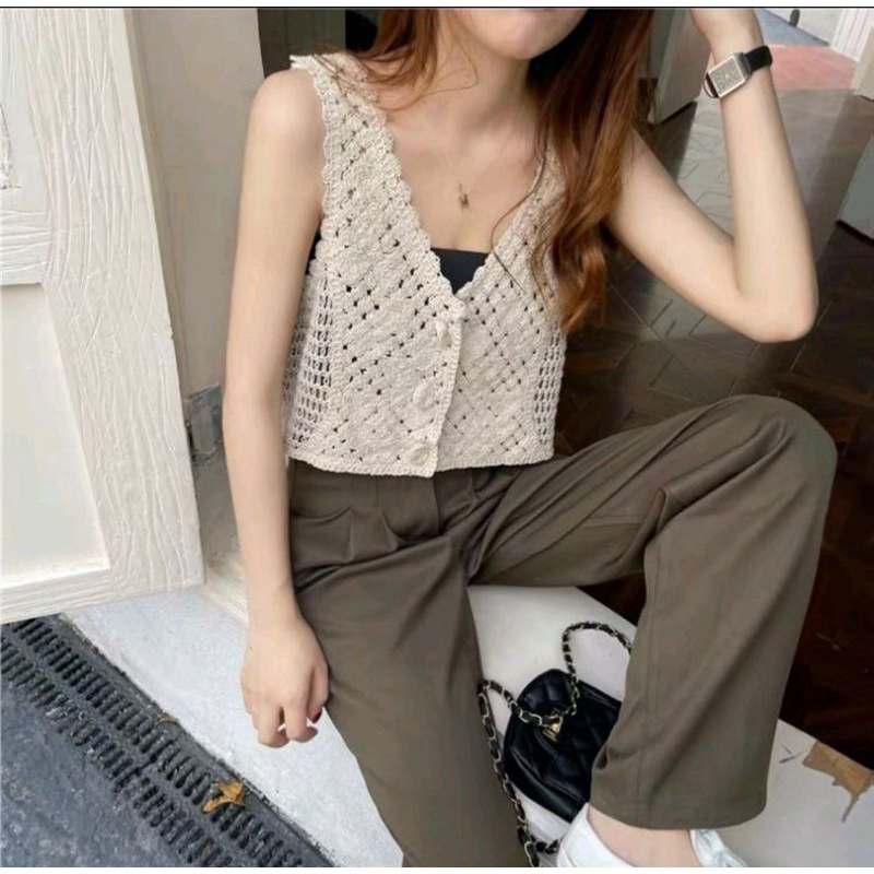 Jual OUTER rajut cantik ala korea | Shopee Indonesia