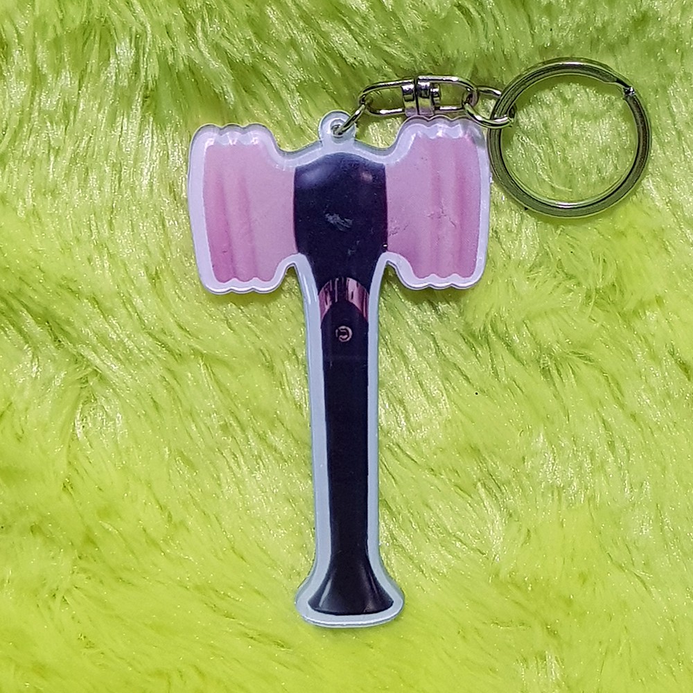 Jual Gantungan Kunci Keyring Lightstick Blackpink Byongbong Hammer Bong ...