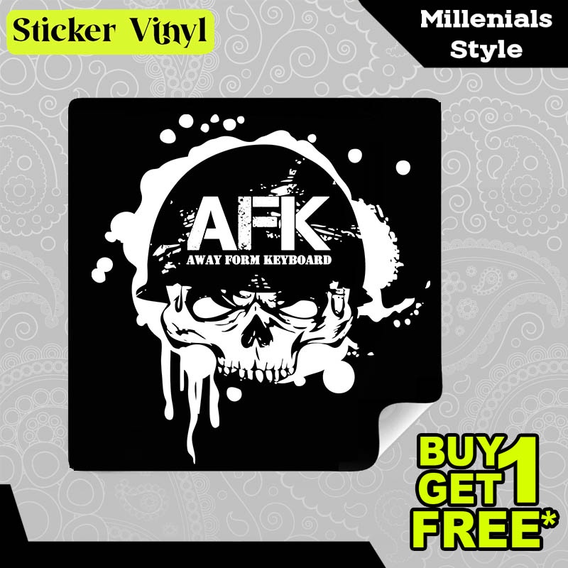 Jual Stiker Sticker AFK Gamer Away From Keyboard Gaming Gambar Unik dan ...