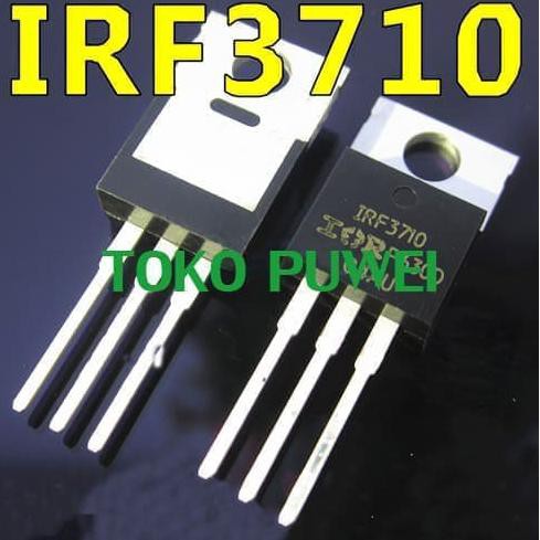 Jual IRF3710 IRF3710PBF N Channel Mosfet 57A 100V TO220 Tkpw1250 Ayo Order | Shopee Indonesia
