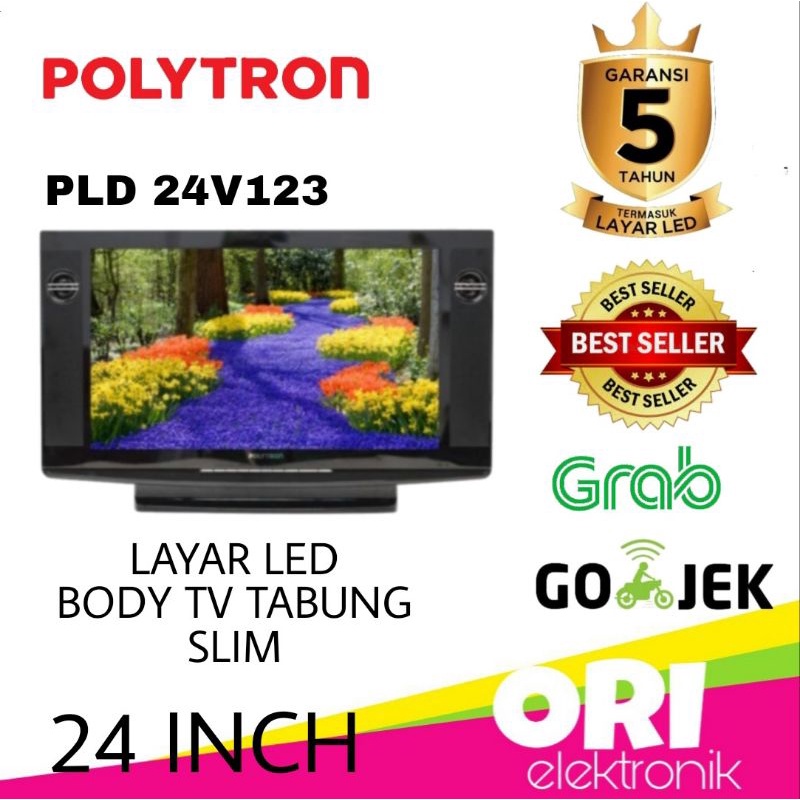 Jual POLYTRON LED TV VERSI TABUNG DIGITAL 24 INCH PLD-24V123/ PLD ...
