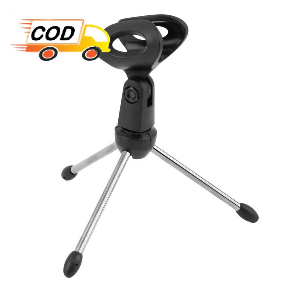 Jual Mini Stand Mikrofon Handheld Universal dengan Tripod 3 Kaki ...
