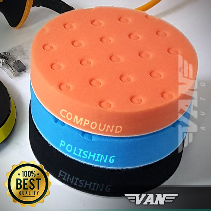 Jual Busa Poles Mobil Set 3 pcs / Busa Untuk Mesin Poles 5 inch Kova ...