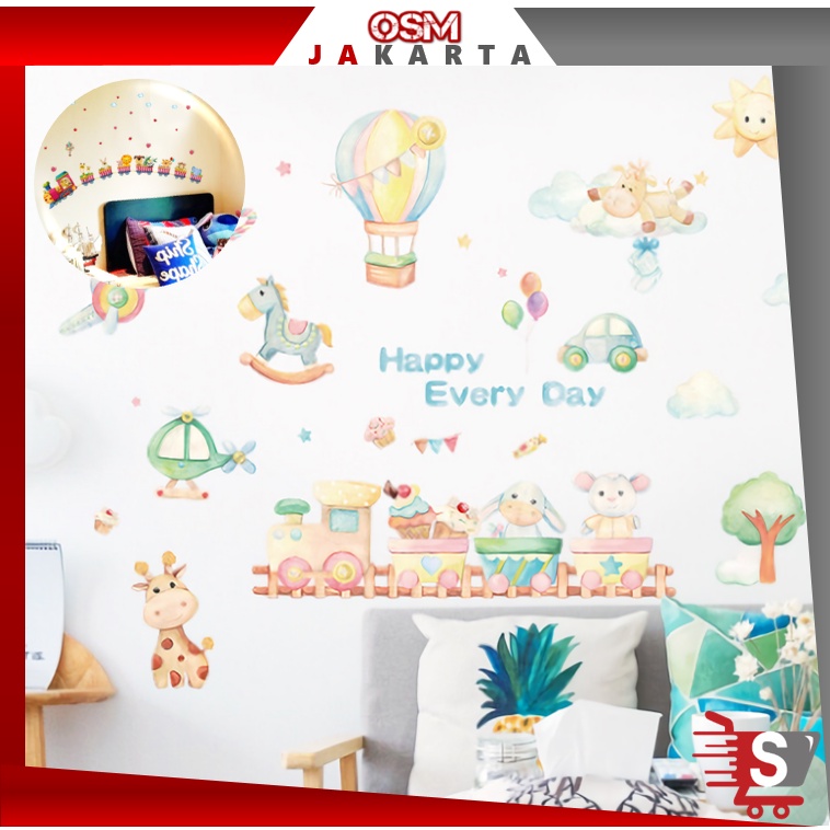 Jual OSM JKT 5203 DIY Wallpaper Dinding / Sticker Dinding Motif ...