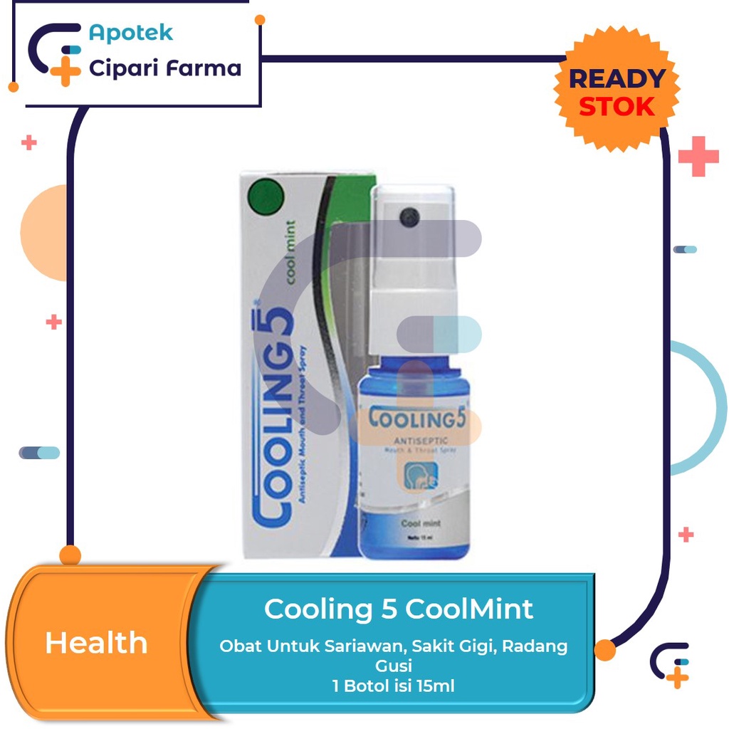 Jual Cooling 5 Obat Sariawan | Sakit Tenggorokan | Sakit Gigi | Radang ...