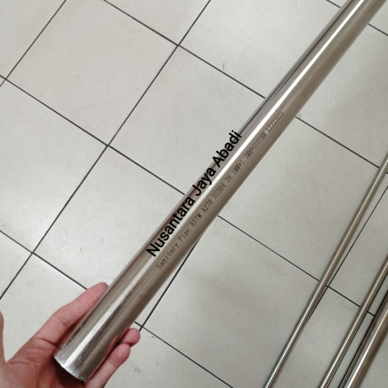 Jual Pipa Sanitary Stainless 304 Foodgrade 1 1/2 " inchi 38.1 mm ...