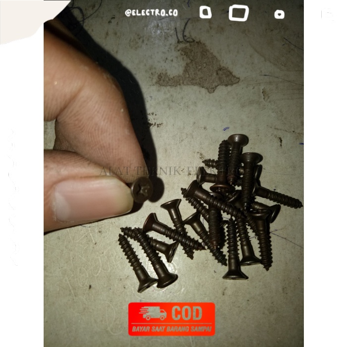 Jual sekrup kayu 4x 5/8" (2.6mm x 15mm) | Shopee Indonesia