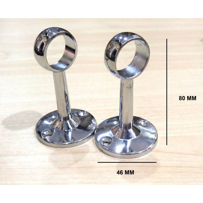 Jual Bracket Tembus Pipa Bulat 1 INCH / Pipe Support / Gantungan Pipa ...