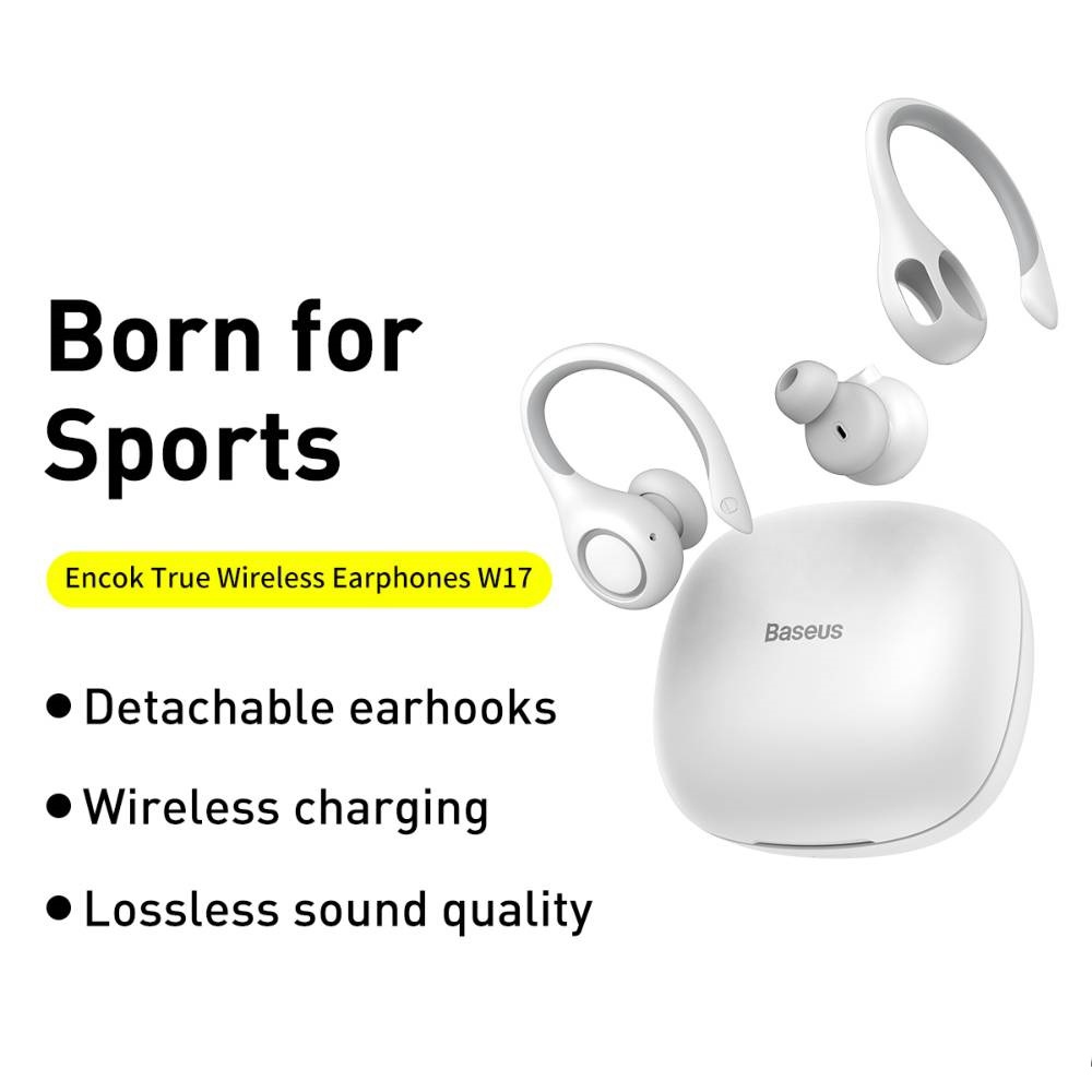 Jual BASEUS ORIGINAL W17 TWS Encok Bluetooth Earphone Wireless Sport ...