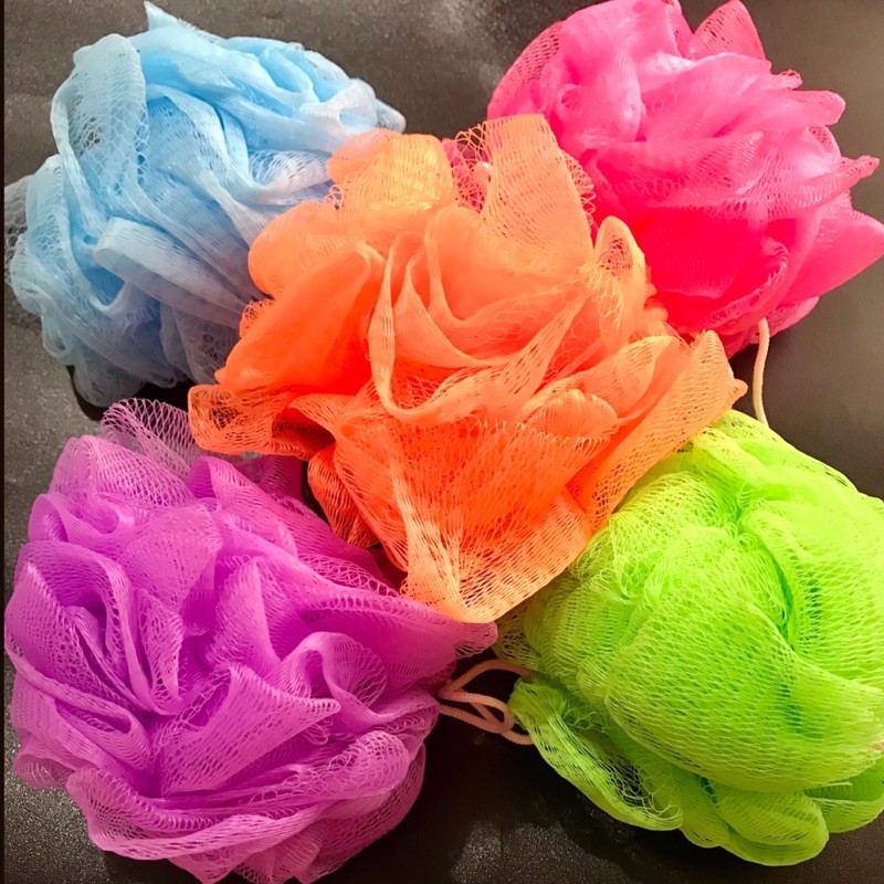 Jual SPON MANDI / BENANG JARING MANDI / Shower Puff | Shopee Indonesia