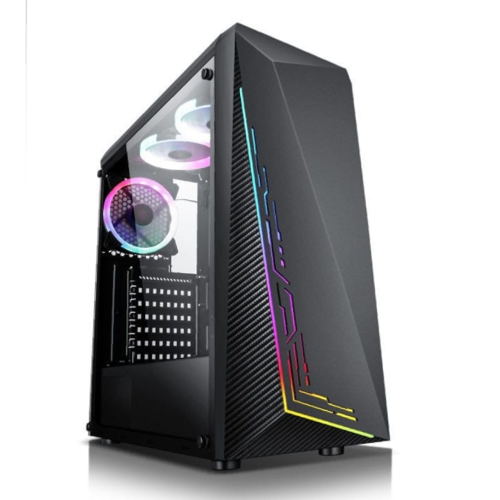 Jual INFINTY CASE NEBULA V2 ( Case only, Acrylic Side, RGB Light Panel ...