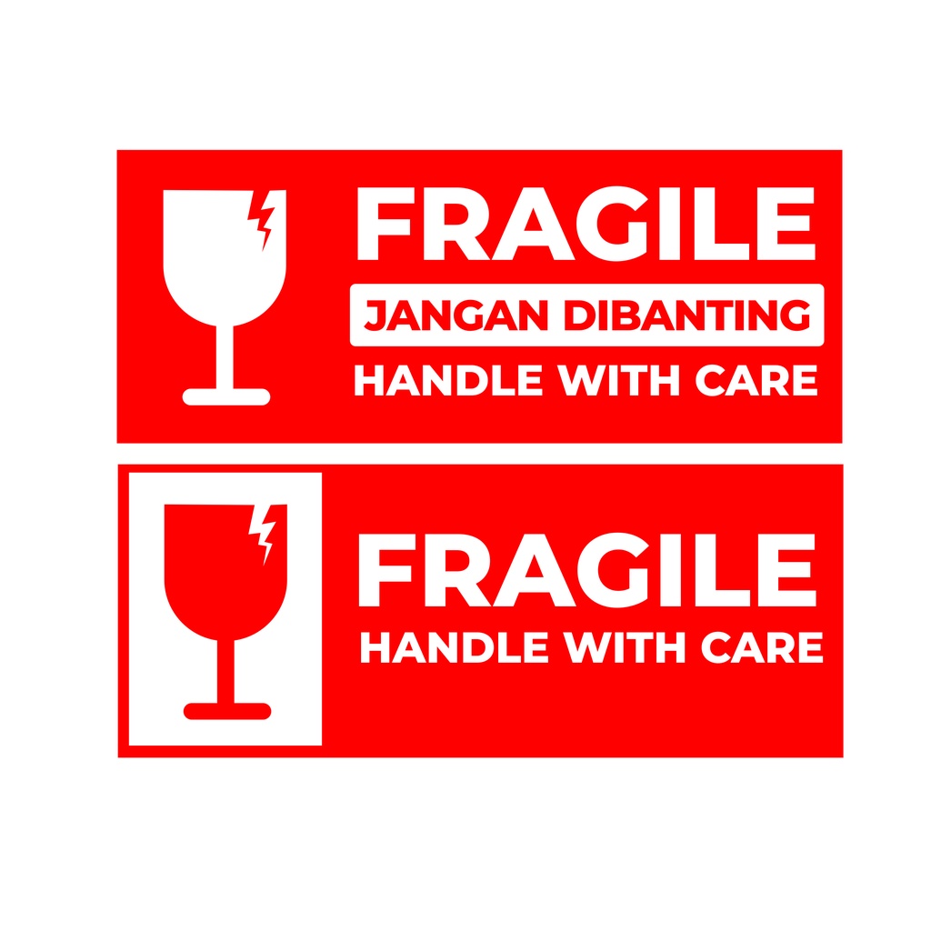 Jual Stiker Fragile Jangan Dibanting | Shopee Indonesia