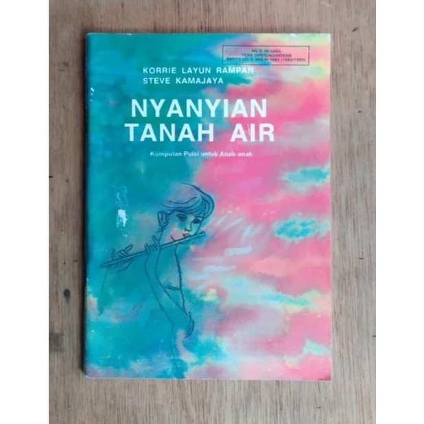 Jual Original Buku Kumpulan Puisi Anak Nyanyian Tanah Air by Korrie ...
