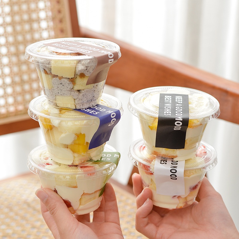 Jual korean Dessert Box CUP Pudding Premium CUP Puding Tiramisu Salad ...