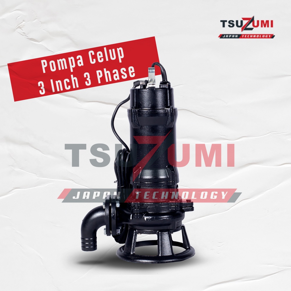 Jual Pompa Celup 3 Inch 3 Phase Tsuzumi Japan Submersible Pump | Shopee ...
