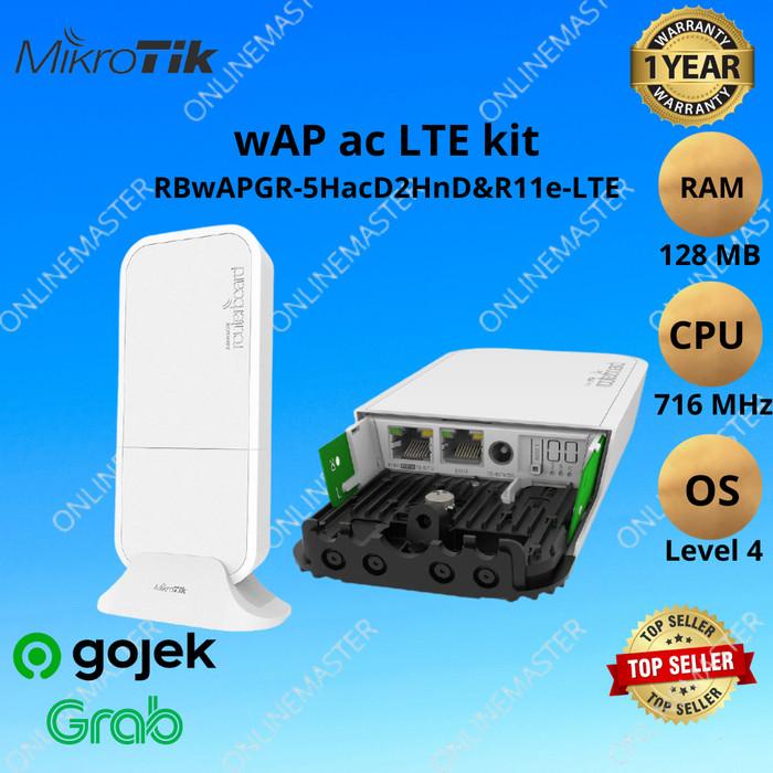 Jual Mikrotik Wap Ac Lte Kit (Rbwapgr-5Hacd2Hnd&R11E-Lte) | Shopee Indonesia