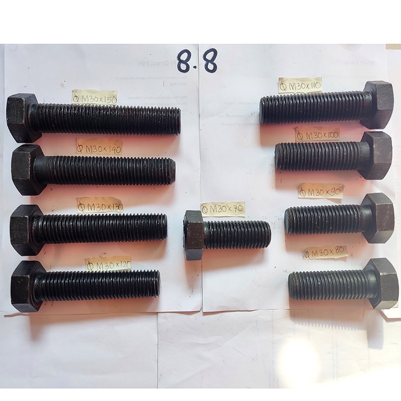 Jual 8.8 BAUT MUR BAJA HITAM 8.8 | I Ring Pir M30 I Ring Baut M30 I Mur ...