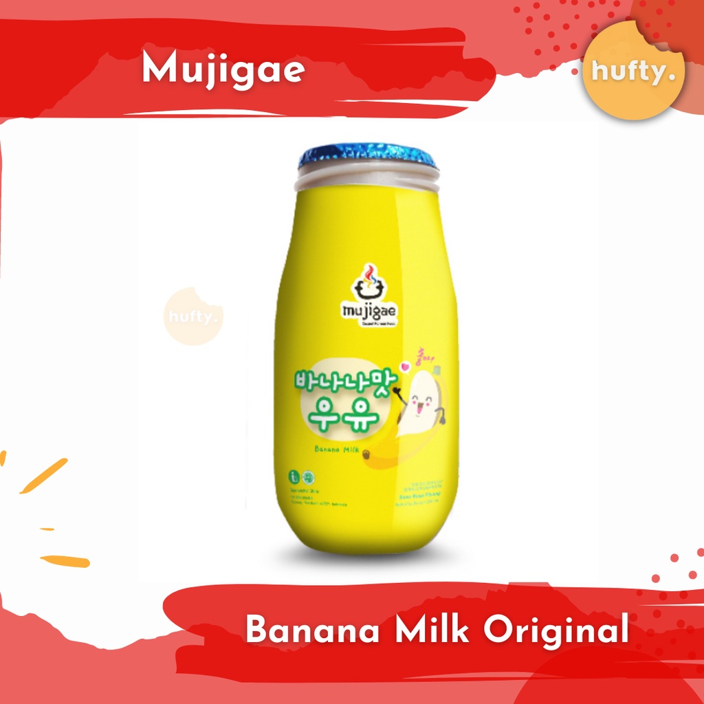 Jual Mujigae Banana Milk Original 250 Ml HUFTY SNACK | Shopee Indonesia