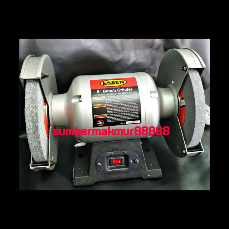 Jual Bench Grinder||Gerinda Duduk Essen 8 inch TDS-200 | Shopee Indonesia