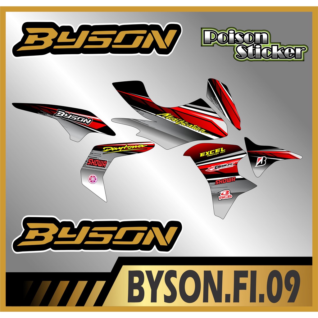 Jual STRIPING STICKER BYSON FI STIKER BYSON FI NEW STICKER LIS LIST ...