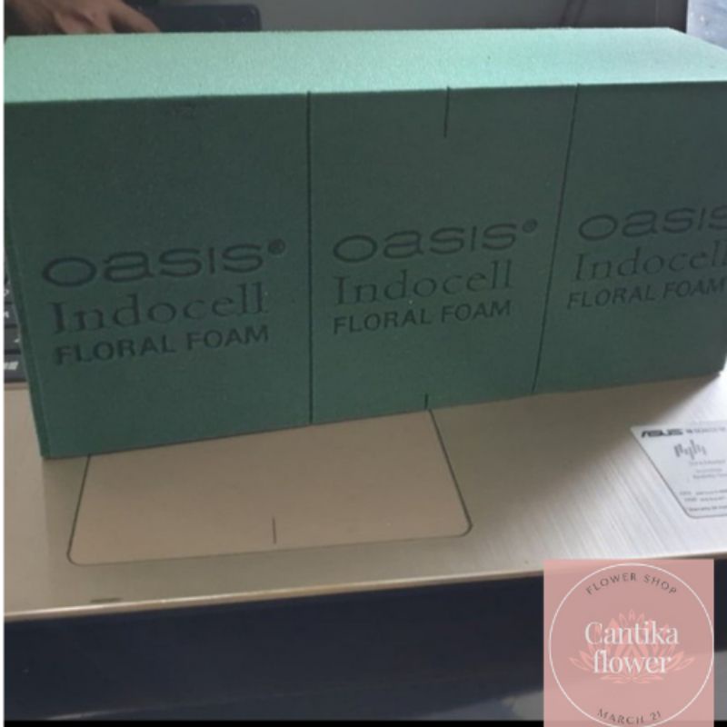 Jual oasis floral foam/oasis basah/oasis bunga tangkai asli | Shopee ...