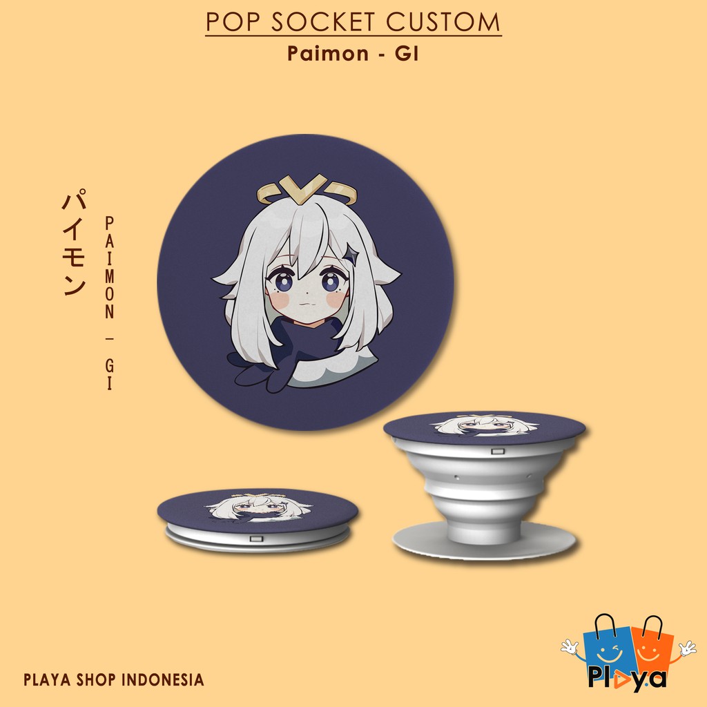 Jual Pop Socket Animasi/Game - Paimon Genshin Impact | Shopee Indonesia