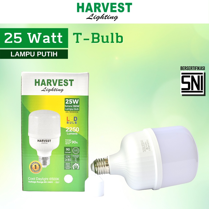 Jual 25W HARVEST LIGHTING Lampu Kapsul LED T-Bulb 25 watt Lampu Hemat Energi Original Bergaransi ...