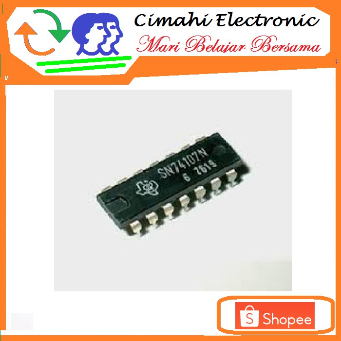 Jual IC 74107 74ls107 Dual J-K Flip-Flop with Clear | Shopee Indonesia