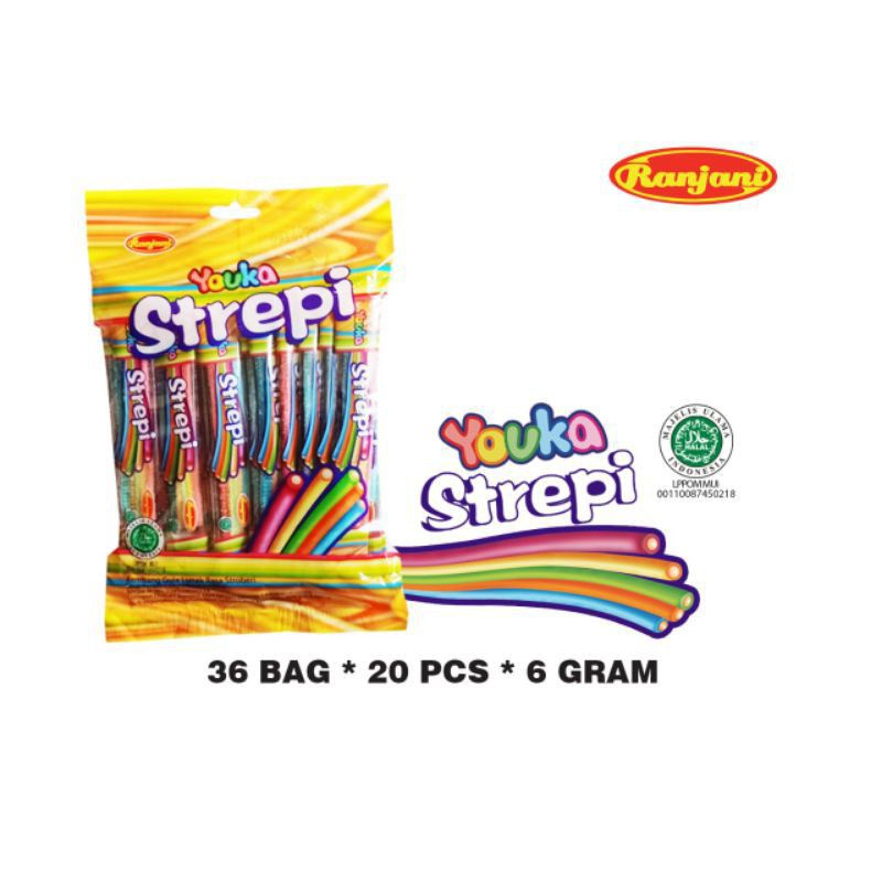Jual Permen Youka Strepi ( 1 pack isi 20 pcs) | Shopee Indonesia