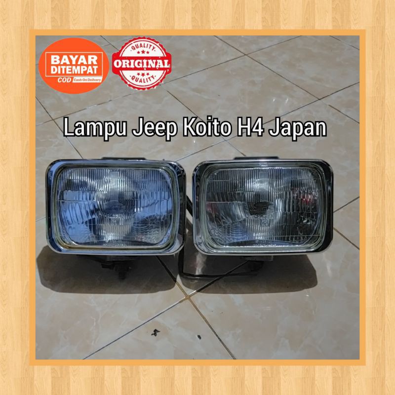 Jual Lampu Jeep Koito H4 Japan Origina | Shopee Indonesia