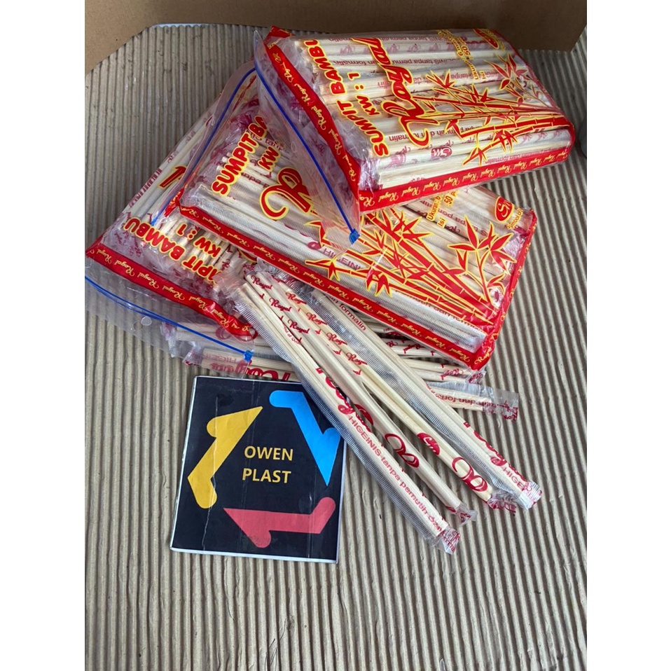 Jual SUMPIT BAMBU MEREK ROYAL / SUMPIT BAKMIE/SUMPIT MIE ISI 50 PASANG ...