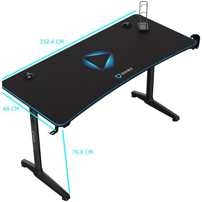 Jual Onex Gd1600H Meja 60", Mousepad Cover, Holder, Rack, Usb - Gaming ...