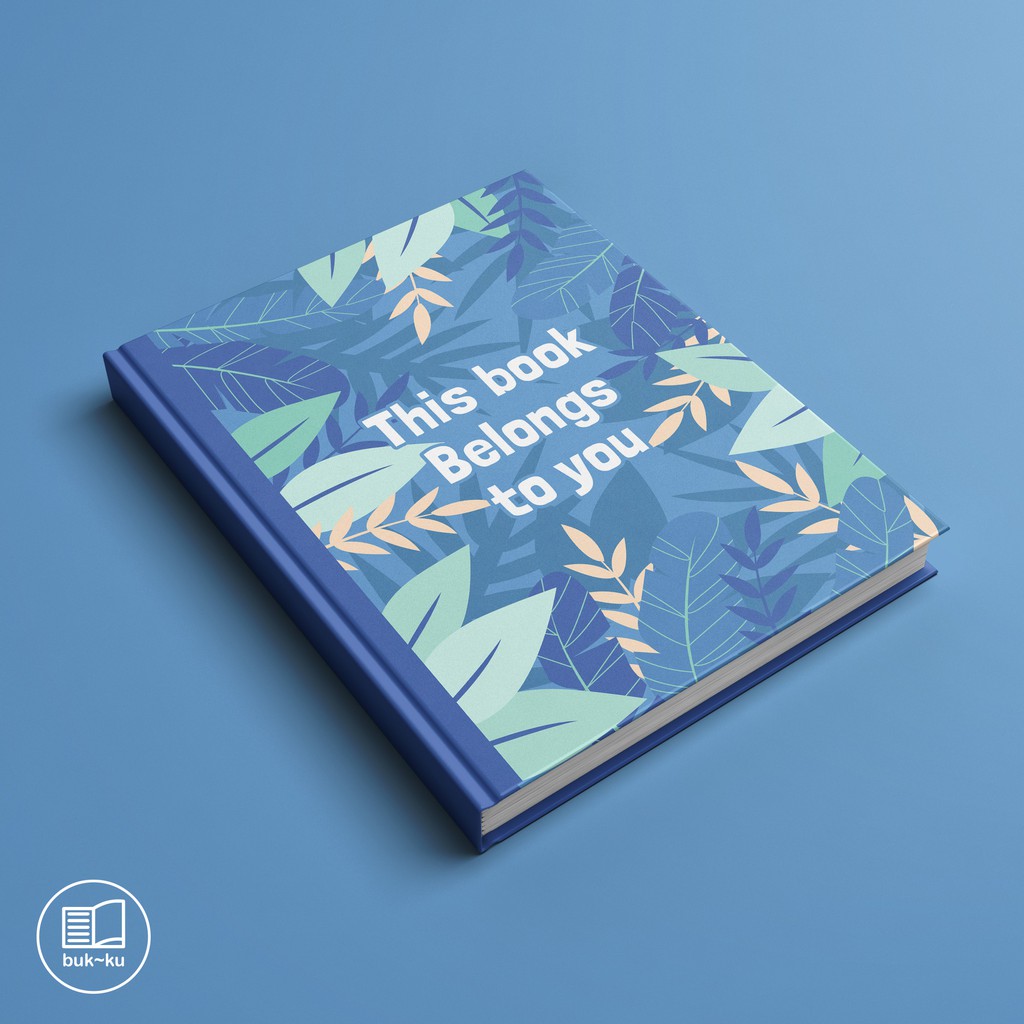 Jual Buku Catatan Custom Notebook motif daun | Shopee Indonesia
