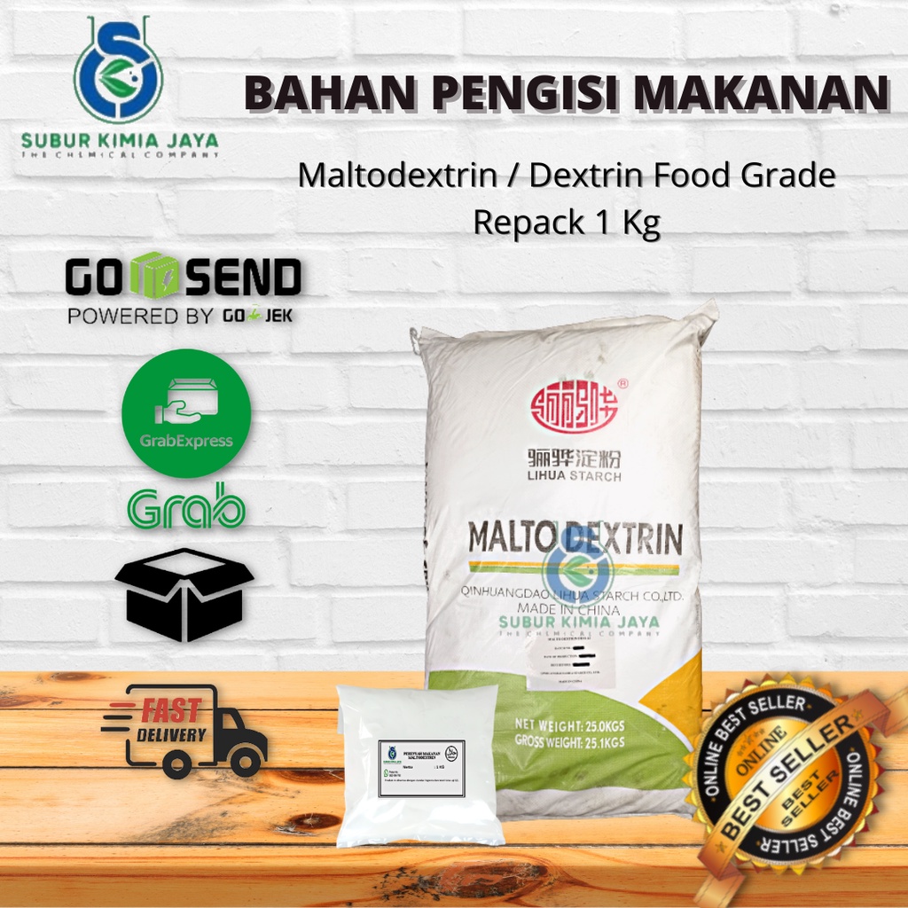 Jual Maltodextrin / Dextrin ex Lihua DE 10-12 Food Grade / Filler ...