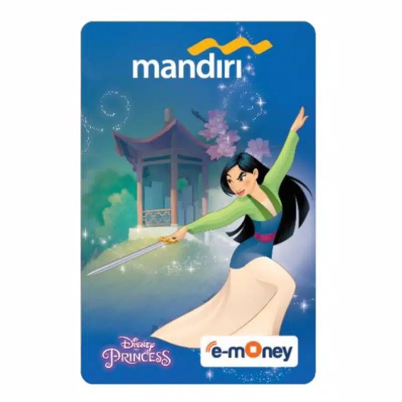 Jual eMoney Card DISNEY PRINCESS - PRINCESS MULAN ORI /Like eTOLL ...