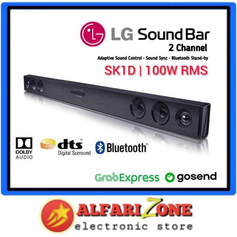 Jual LG Soundbar SK1D Speaker Bluetooth 2.0ch 100W RMS 2Channel ...